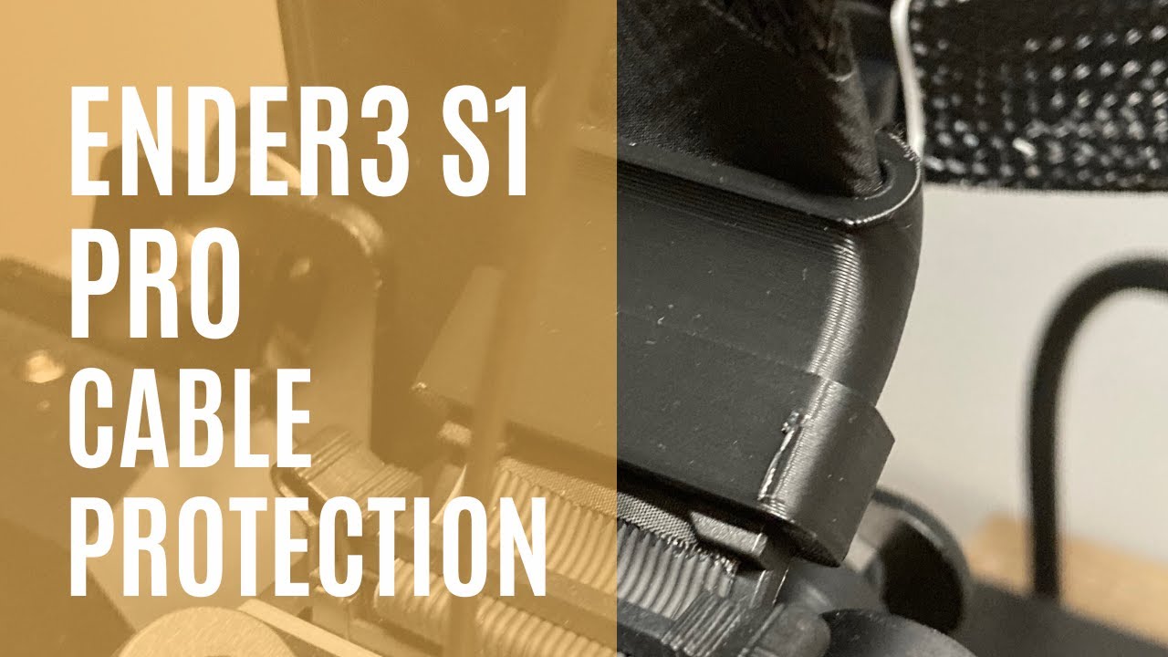 Ender3S1 Pro cable management fix full video - YouTube