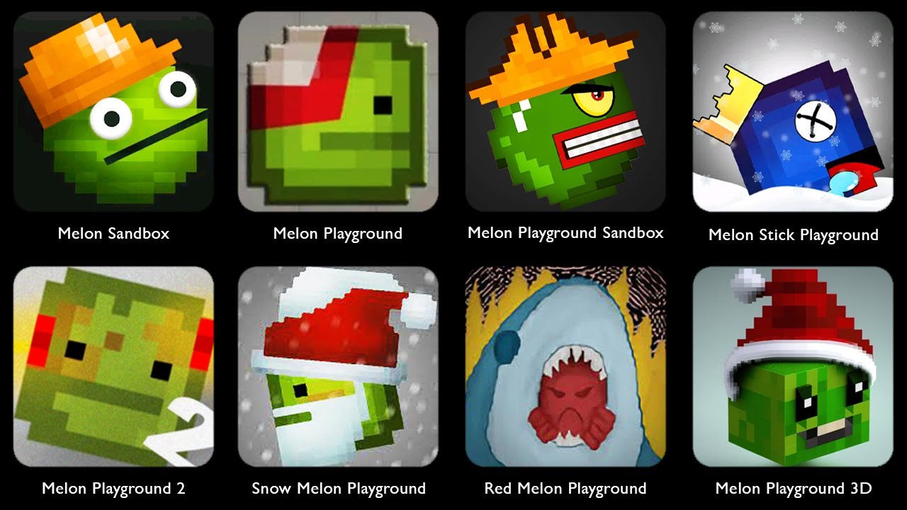 ALL VERSIONS OF MELON PLAYGROUND (NEW UPDATE) | PART 2 | WHICH IS ...