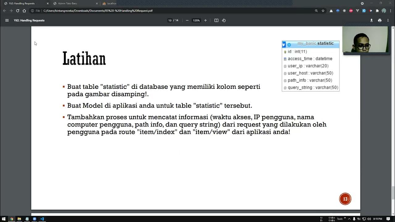 05 - Handling Request Yii2 - Latihan - YouTube