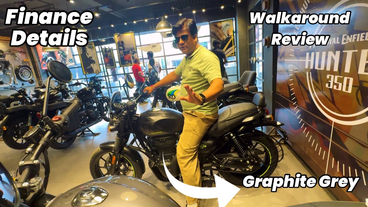 Royal Enfield Hunter 350 Graphite Grey Colour | Finance details ...