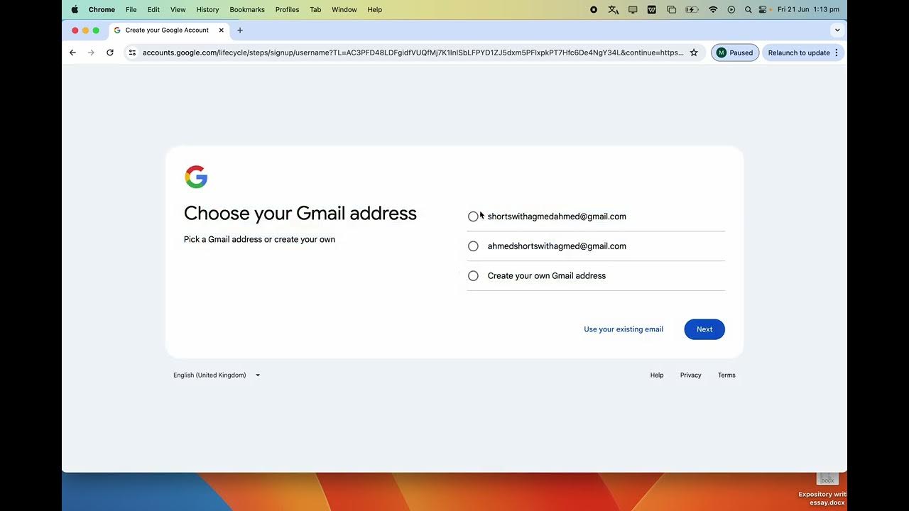 HOW TO MAKE GOOGLE ACCOUNT OR YOUTUBE CHANNEL (EASY TUTORIAL) - YouTube