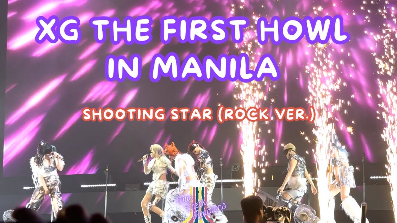 XG First Howl in Manila 4K Fancam Shooting Star Sing along with ALPHAZ ...