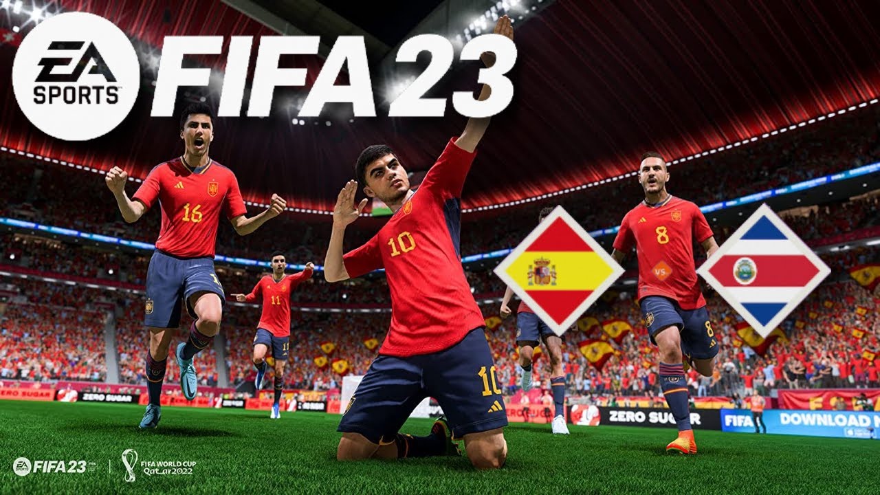 ESPAÑA VS COSTA RICA FIFA 23 (FIFA WORLD CUP QATAR 2022) XBOX SERIES X ...
