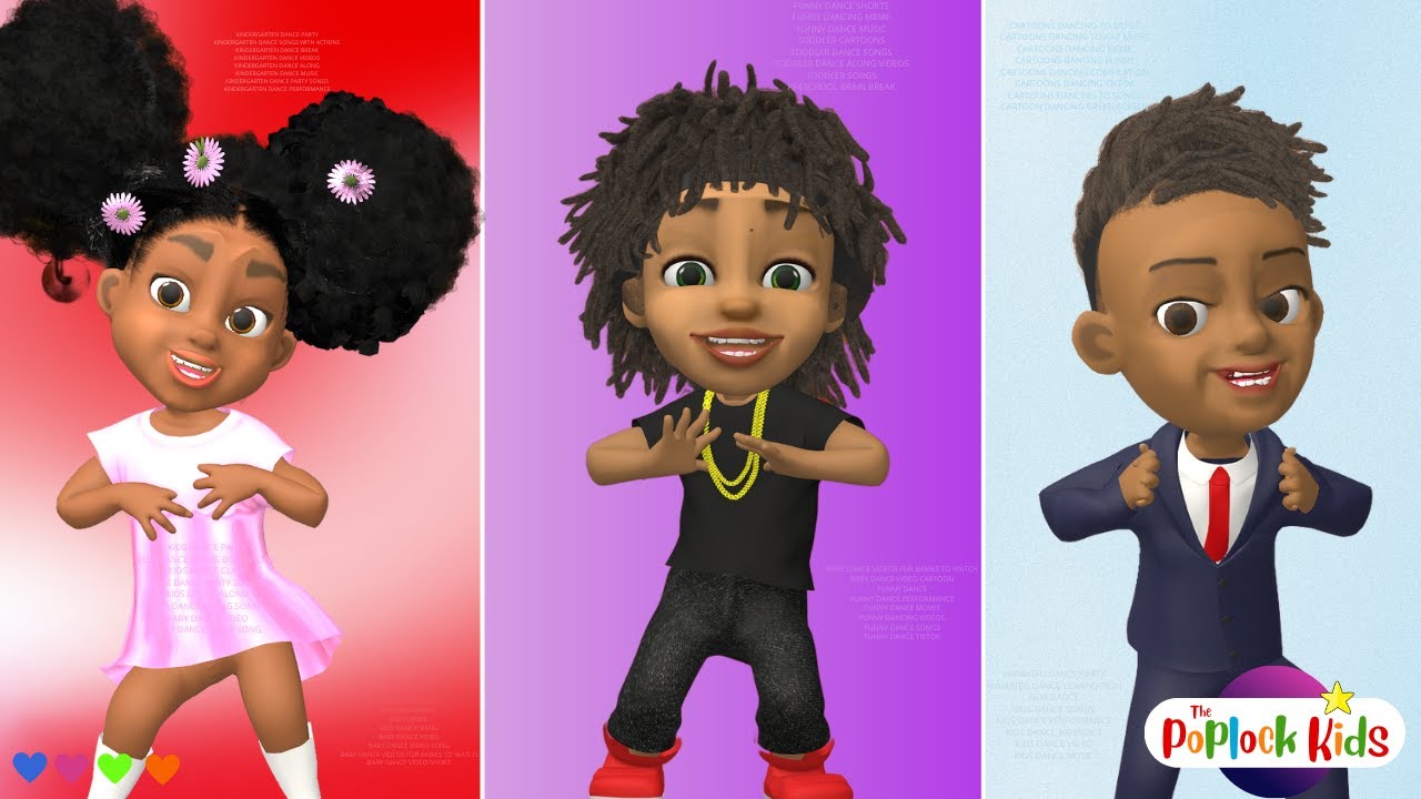 Kindergarten Dance Songs | Animated Kids Dancing | Dancing Cartoons ...
