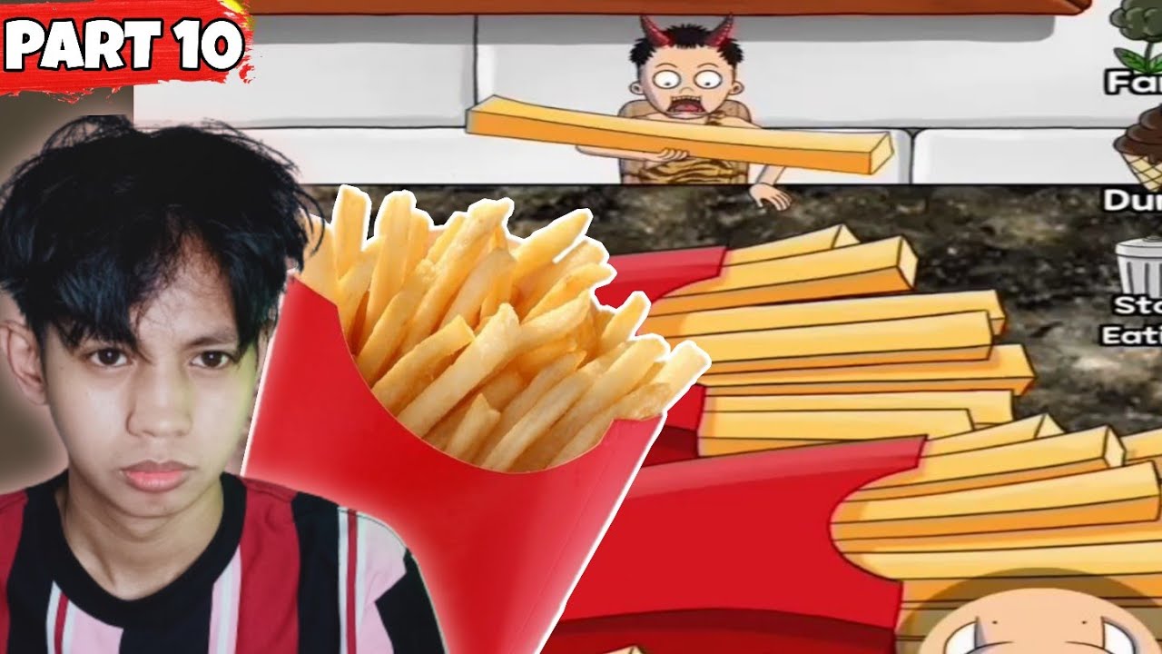 MUKBANG FRIES! (Food fighter clicker) part10 - YouTube
