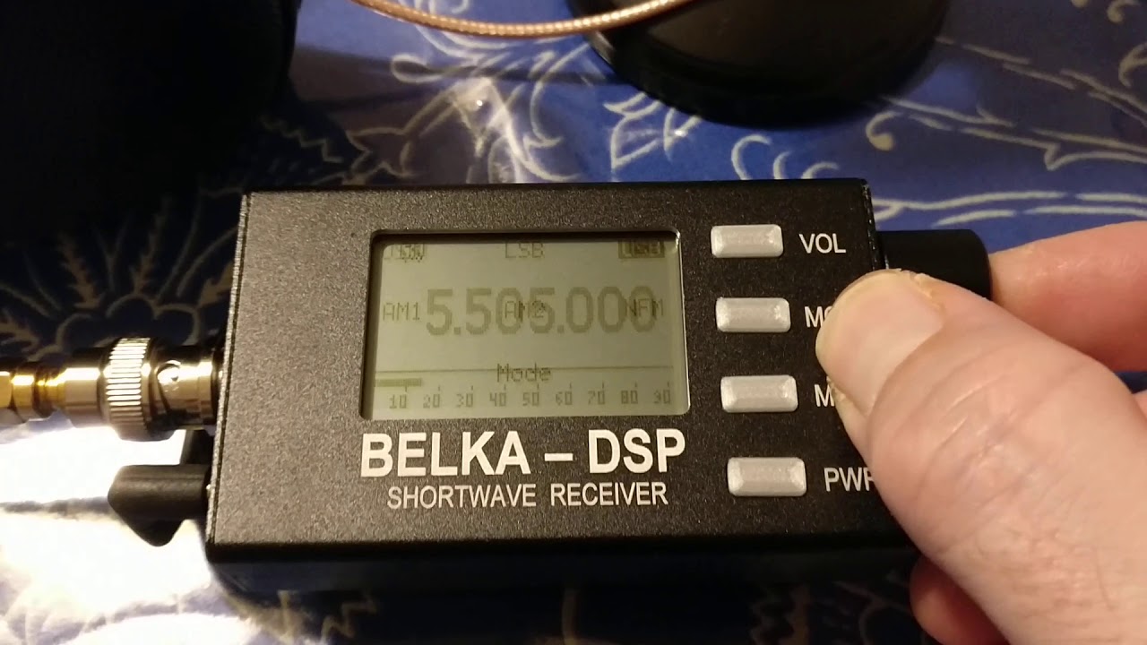 Belka DSP shortwave receiver with active Ferrite Antenna - YouTube