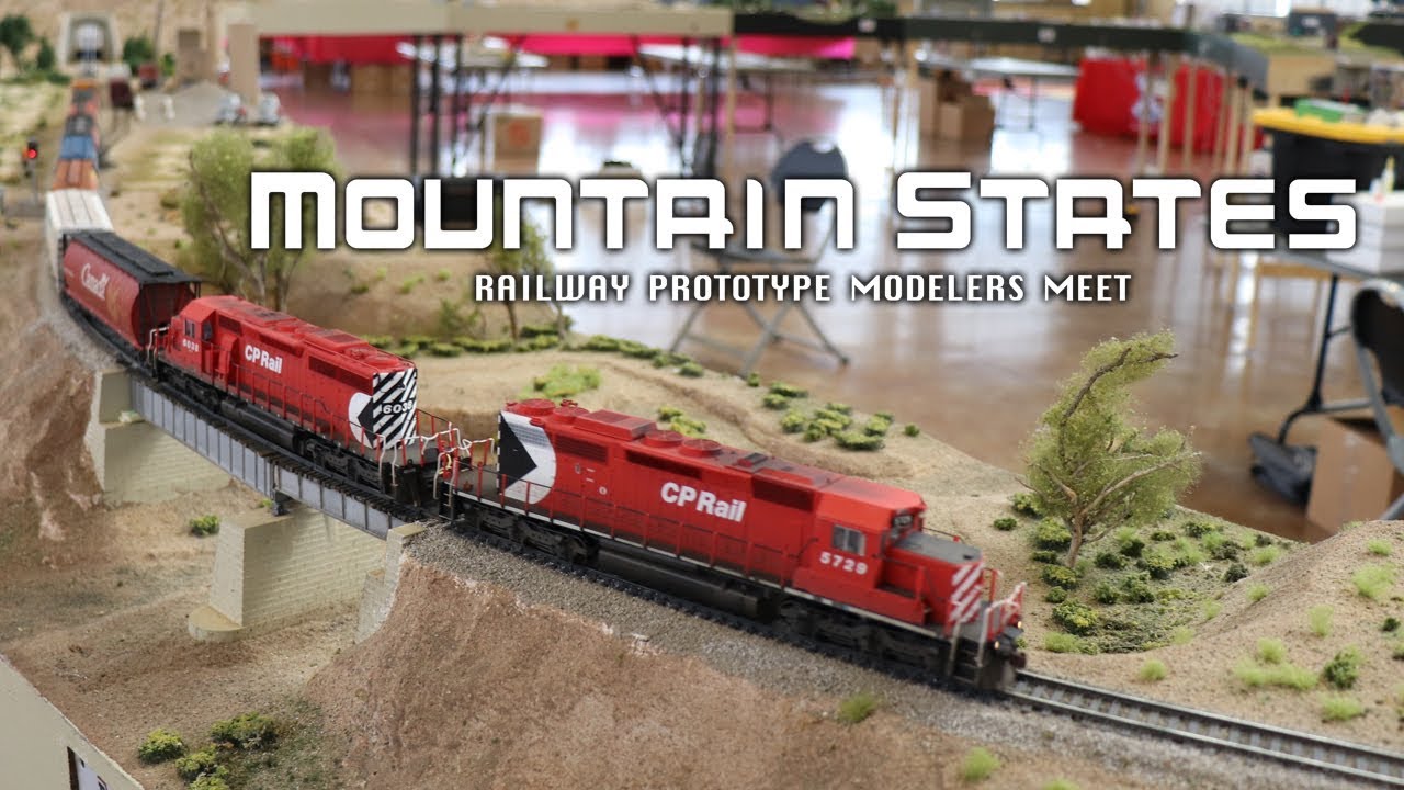 Mountain States Railway Prototype Modelers Meet 2017 - YouTube