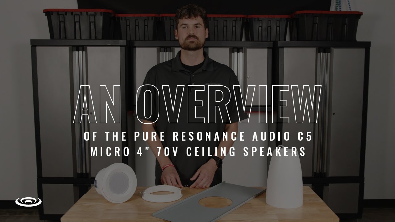 An Overview of Pure Resonance Audio C5 Micro 4" 70V Ceiling Speakers ...