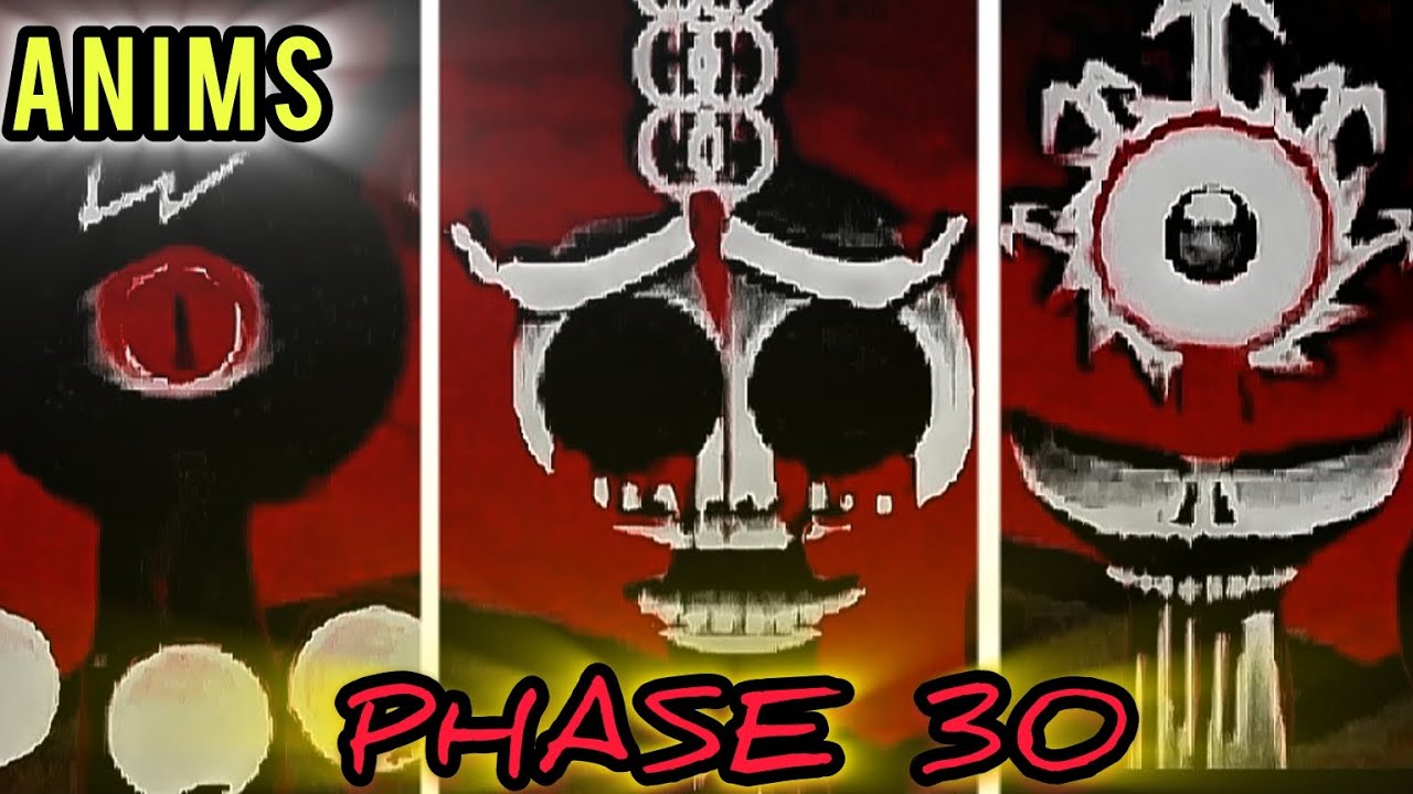 SPRUNKI PHASE 30 ( with animation and graphic pencil element). - YouTube