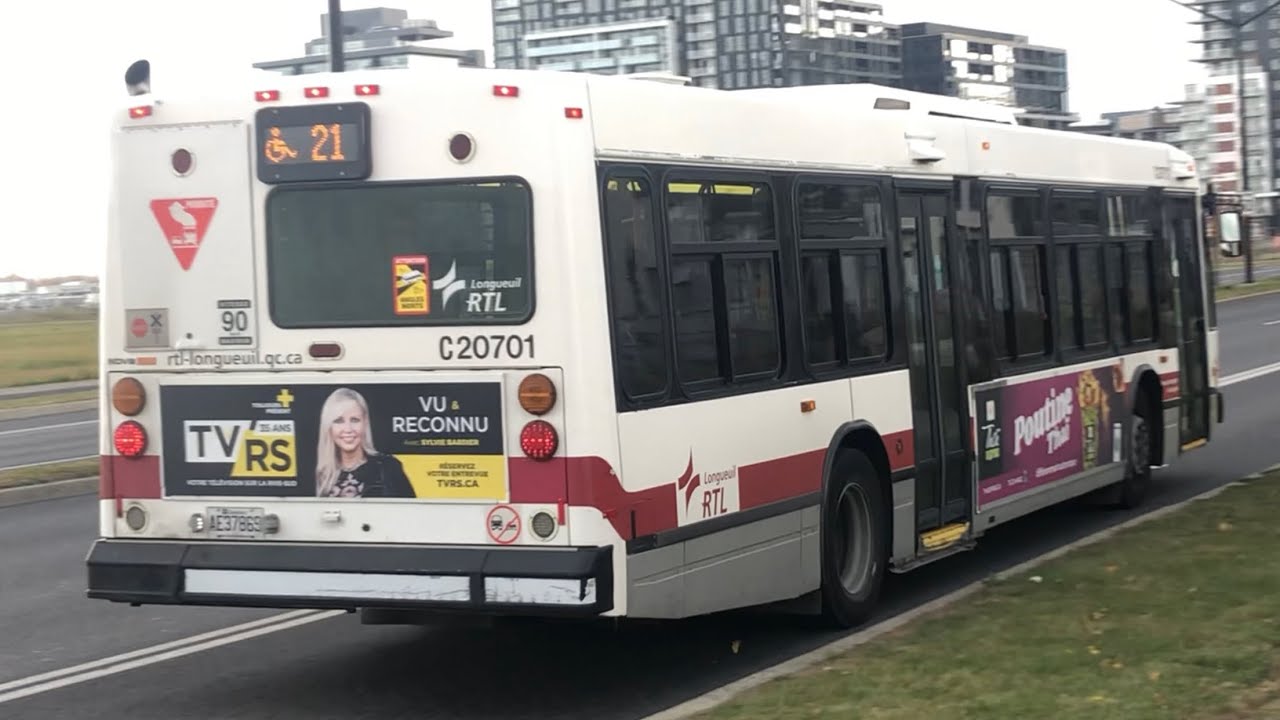 RTL Longueuil 2007 Novabus lfs #20701 Rare Ride on the Oldest Model on ...