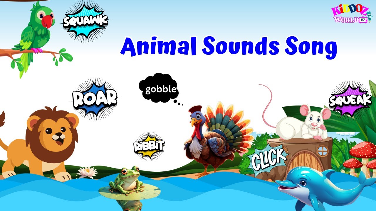 Animal Sounds Song | Best Animal Song | Kids Song | Nursery Rhymes ...
