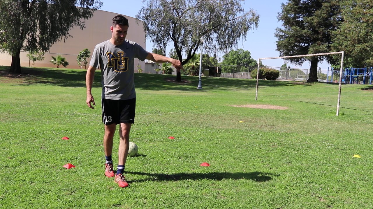 Box juggle and figure 8s- Football (soccer) solo skills drill - YouTube