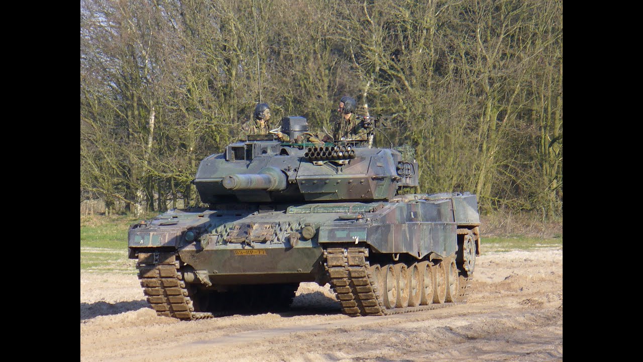 Leopard 2A6 water crossing Vigorous Bison - YouTube