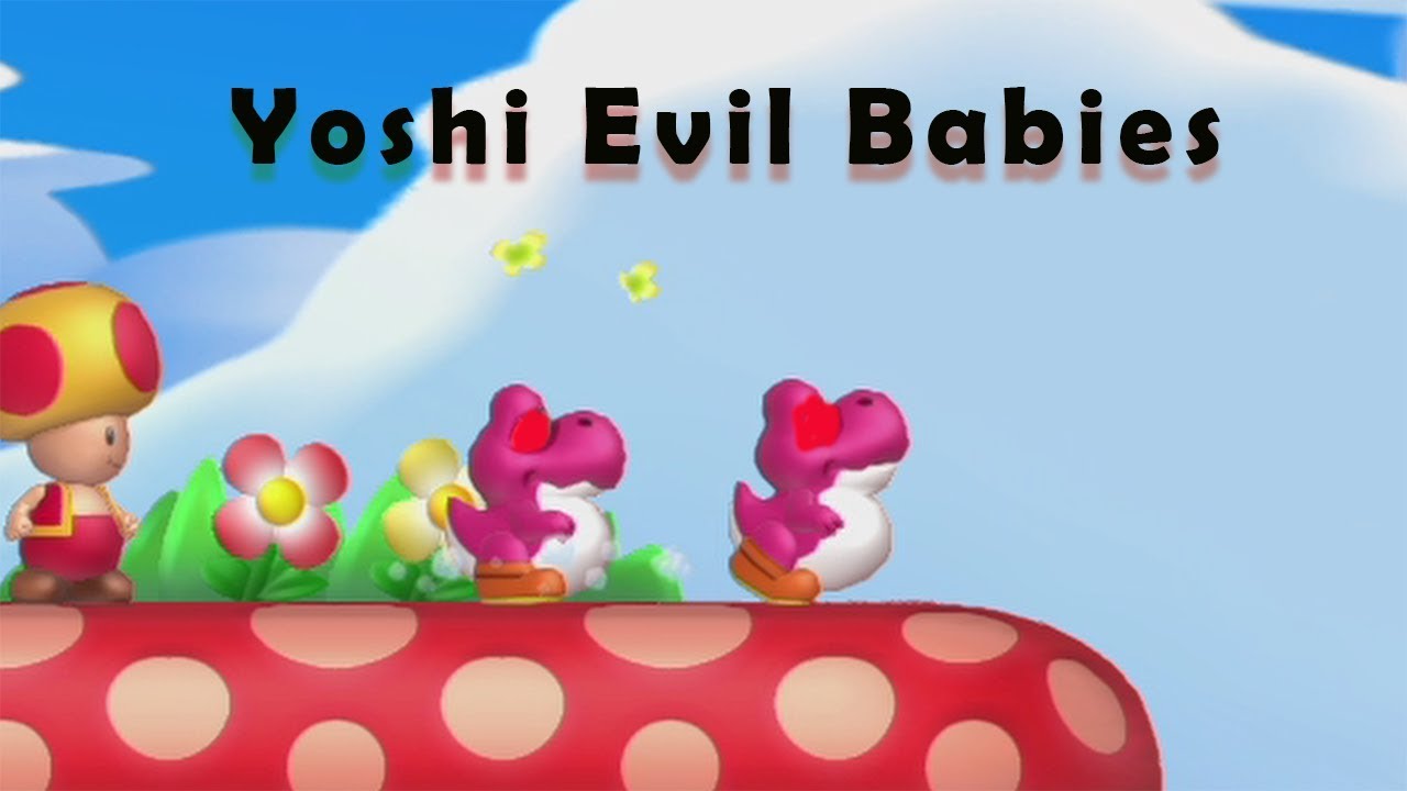 Evil Yoshi Babies - Triggered Meme (New Super Mario Bros Deluxe) - YouTube