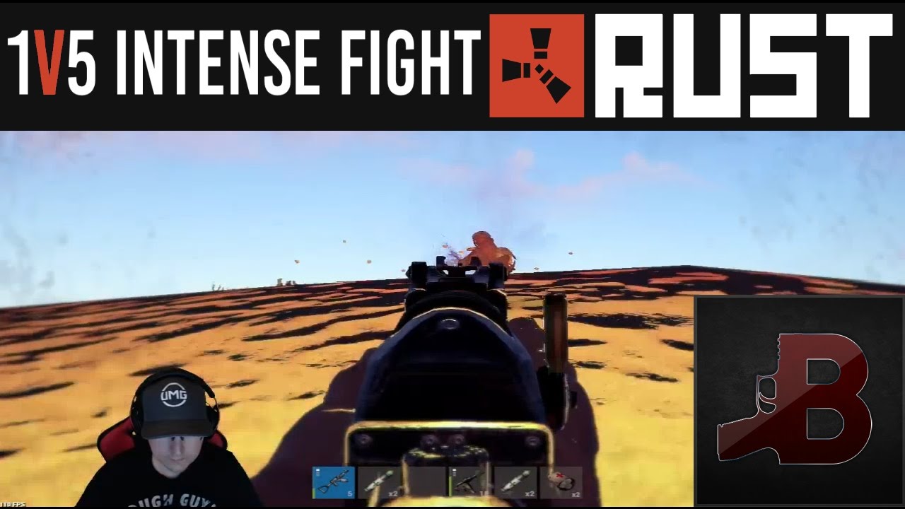 1v5 Intense Fight - Rust - YouTube