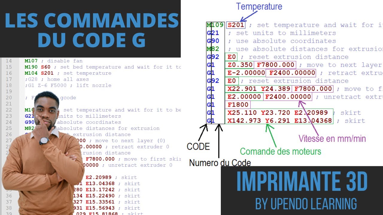 G code commande - YouTube