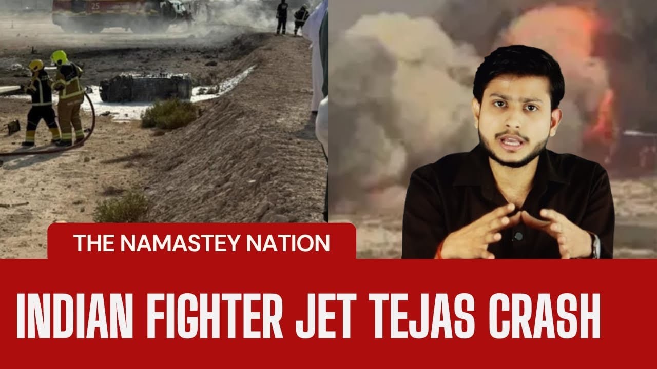 Shocking: Indian Fighter Jet Tejas Crashed in Dubai Air Show | Captain ...