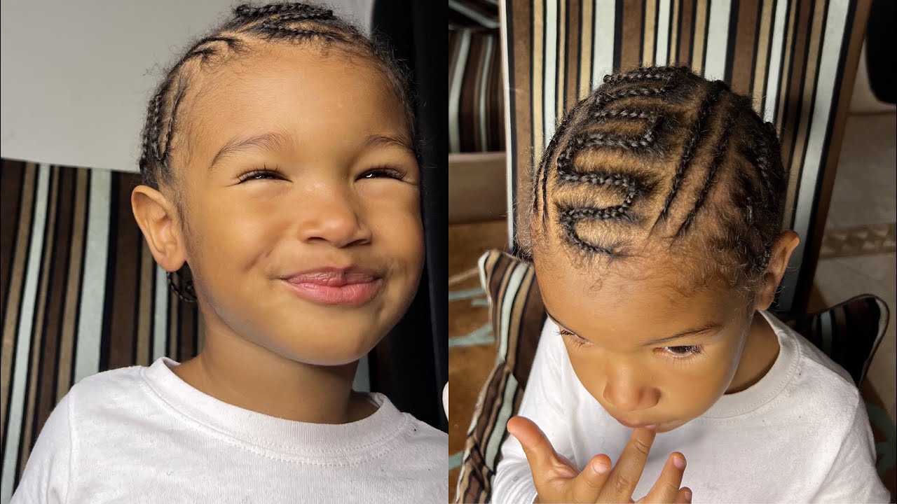 Majesty makes zigzag braids for the first time - YouTube