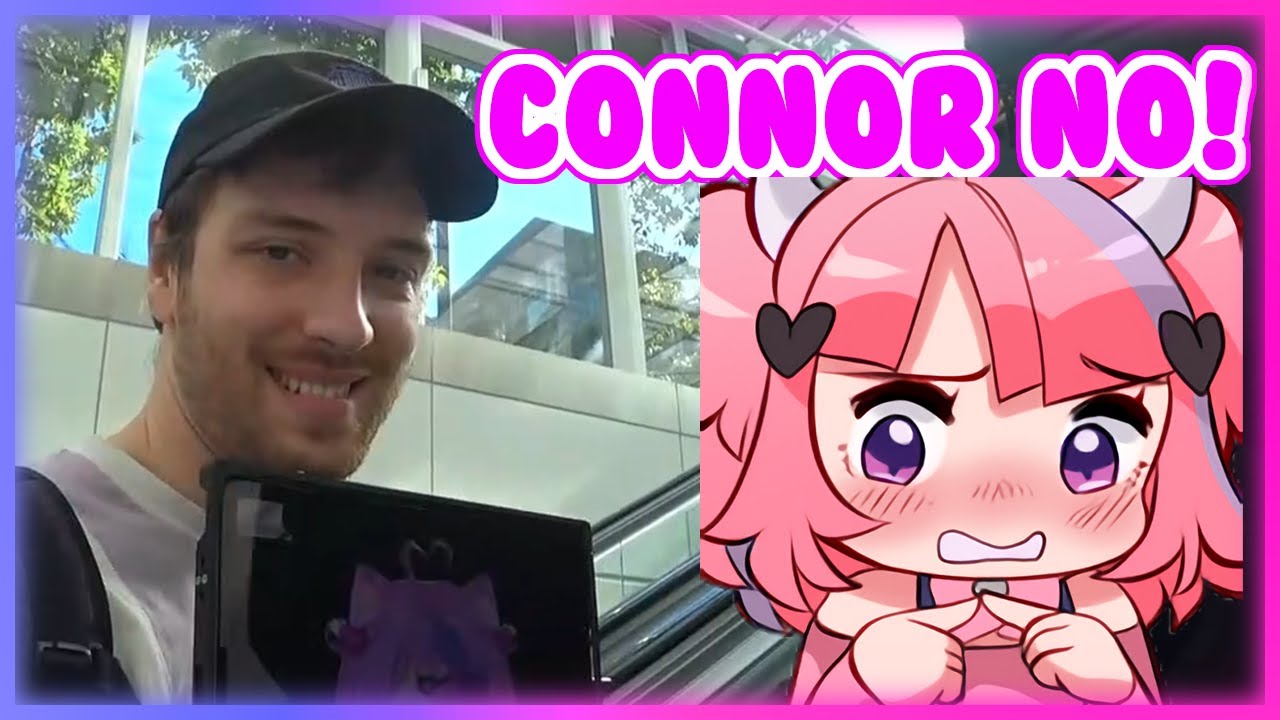 Ironmouse Is Afraid Of The Escalator - YouTube