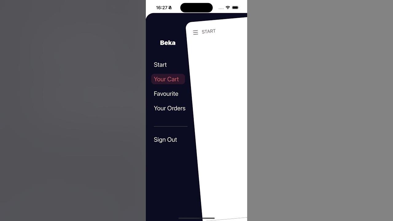 React native custom drawer - YouTube
