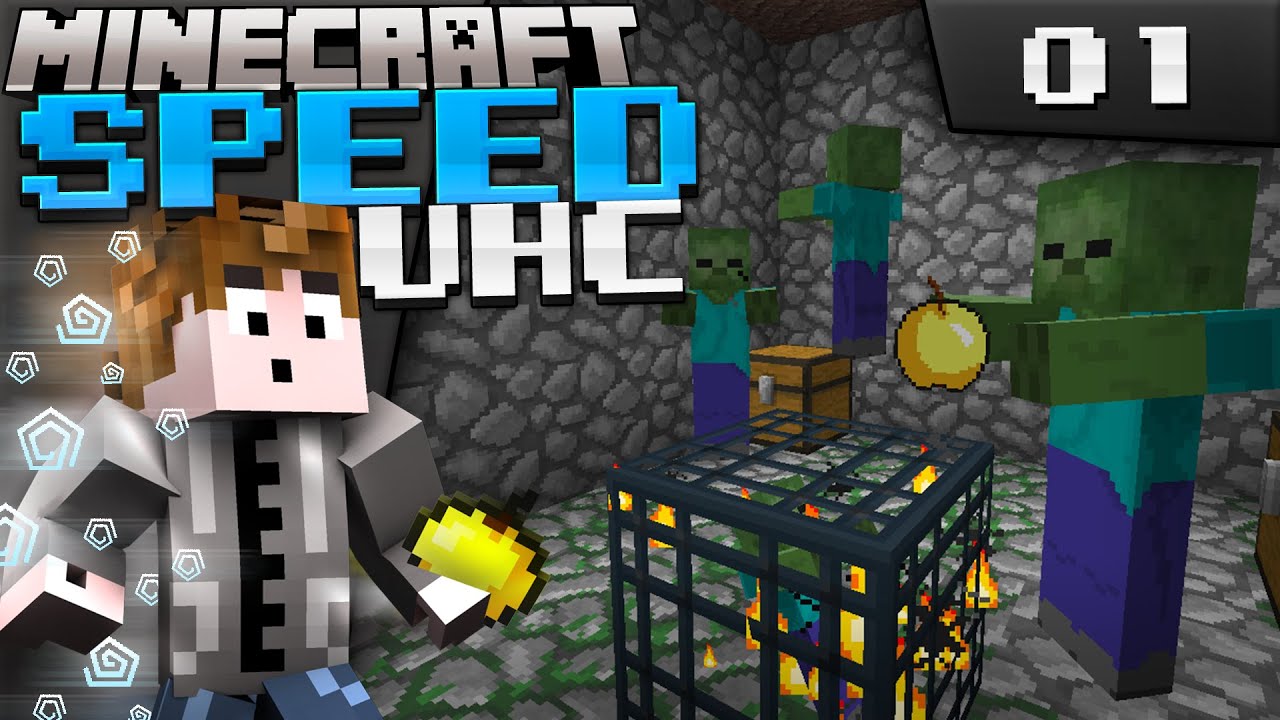 Minecraft: Speed UHC - Episode 1 - Golden Apple Dungeon - YouTube