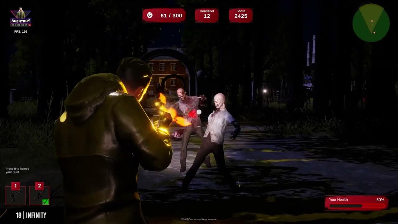 Gameplay: Agent Roy - Zombie Hunt - YouTube