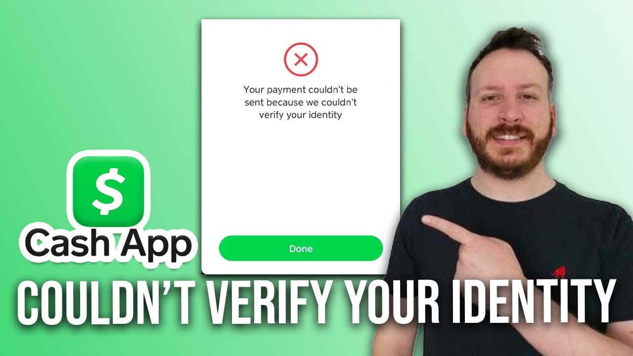 How To Fix We Couldn't Verify Your Identity on Cash App - YouTube