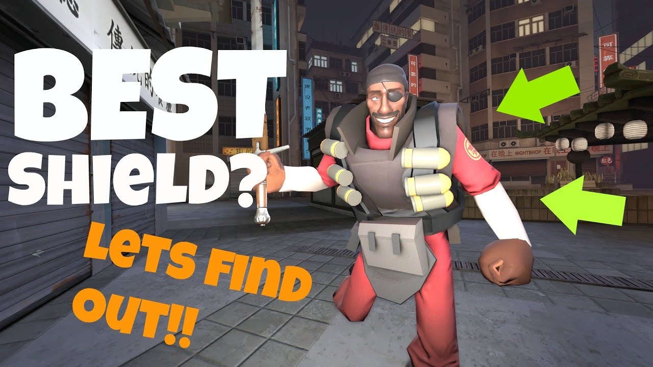 TF2 絕地要塞 | Which is the best Demo Shield? - YouTube