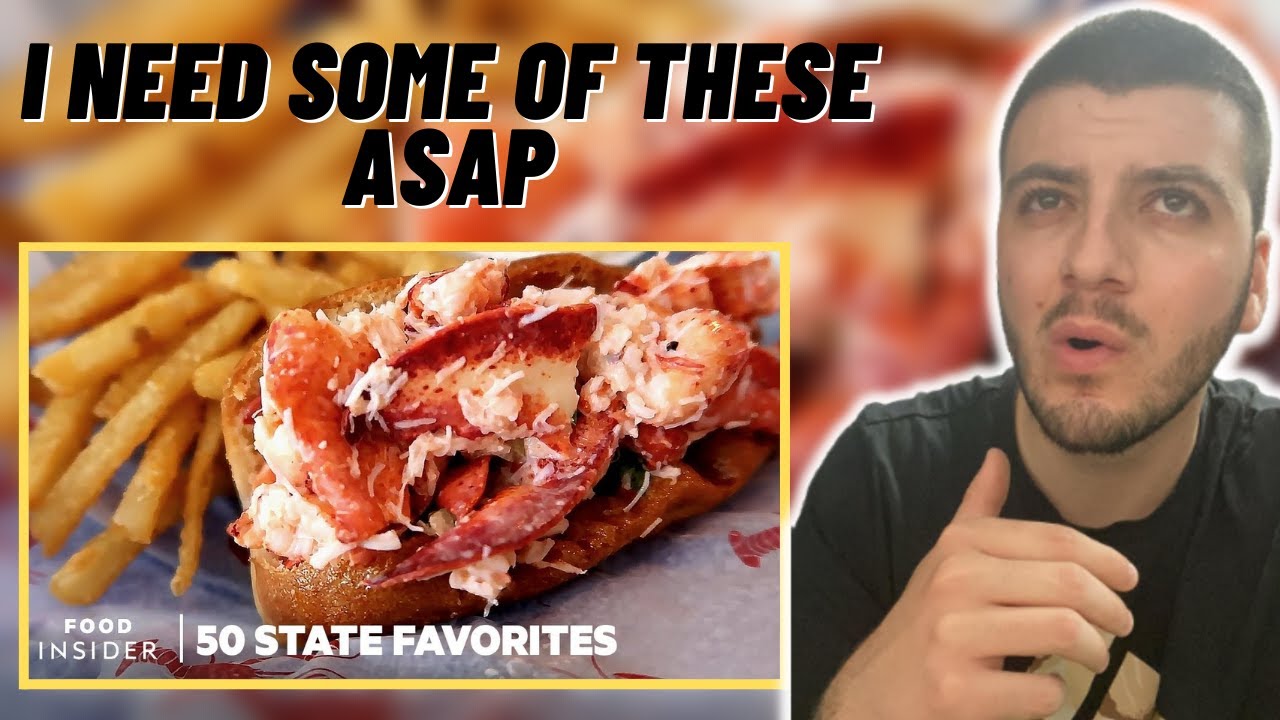 British Guy Reacts to The Most Iconic Food In Every State | 50 State ...
