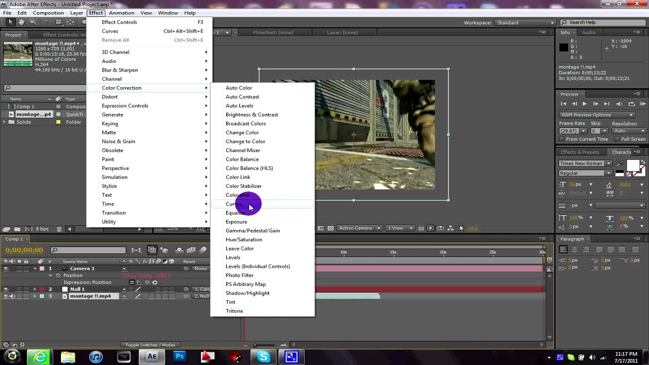 After effects tutorial :: Camera wiggle/shake effect *Voice Tut* - YouTube