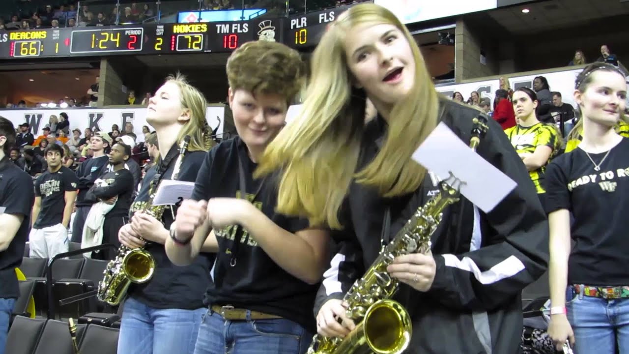 Basketball Pep Band: Virginia Tech vs. WFU - YouTube