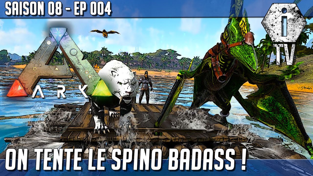SPINO BADASS DE GLACE ?! - Ark MOD FR - ISO Crystal Isles - S8-04 - YouTube