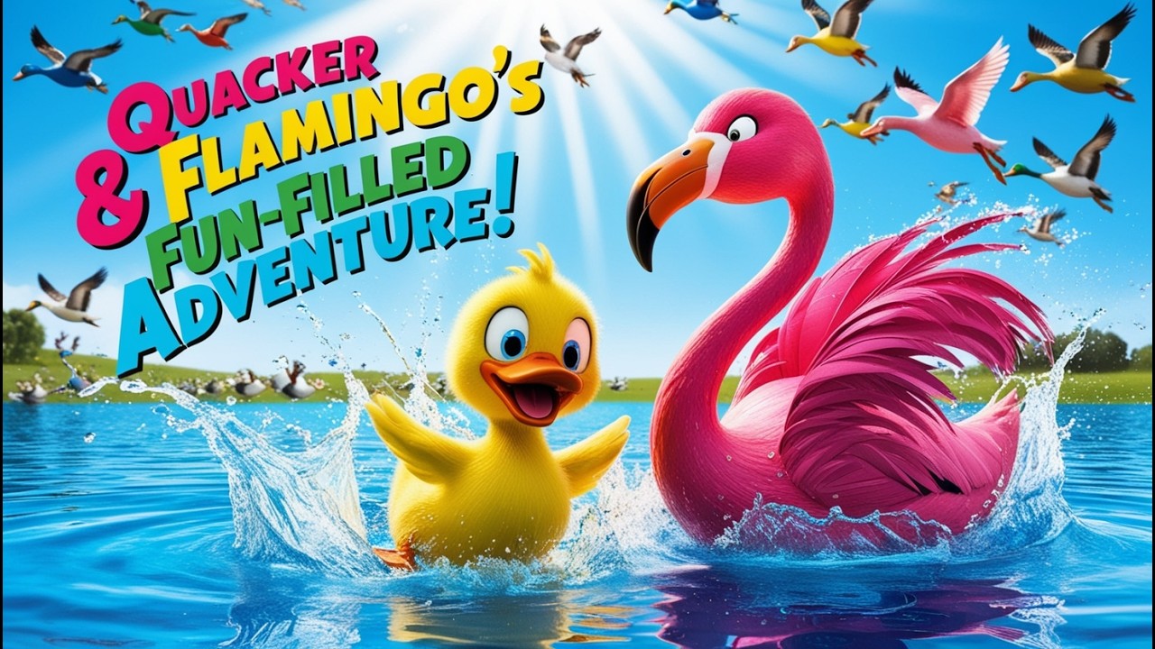 Quacker & Flamingo's Fun-Filled Friendship Adventure! | Catchy Kids Song & Laughs | Friends ...