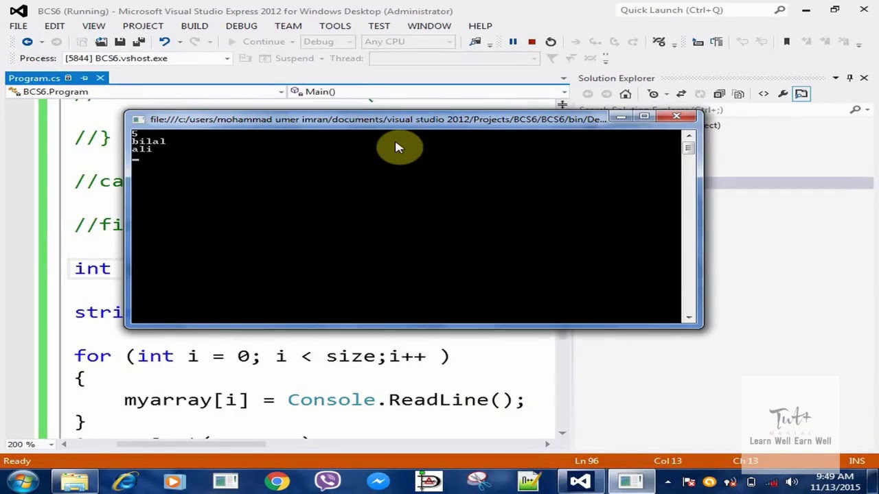 How to sort array in descending order - YouTube