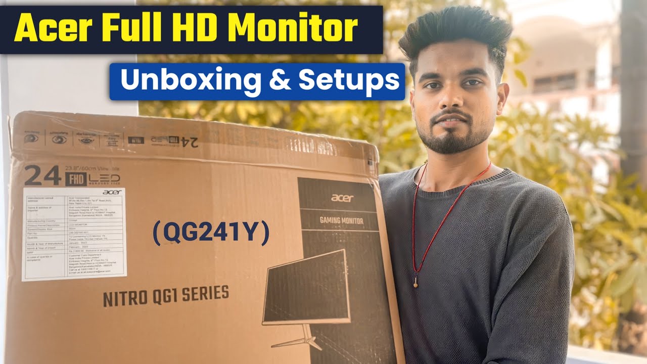 Acer 24 inch Unboxing & Setups || Acer Full HD Monitor 2023 || Best ...