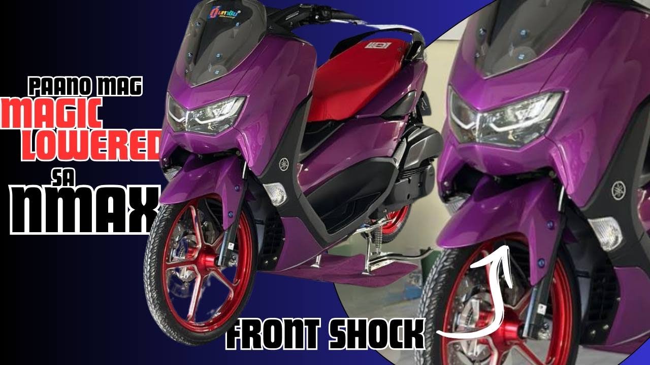 Magic lowered front shock nmax #malaysianconcept #nmax #nmaxv2 #centiii ...