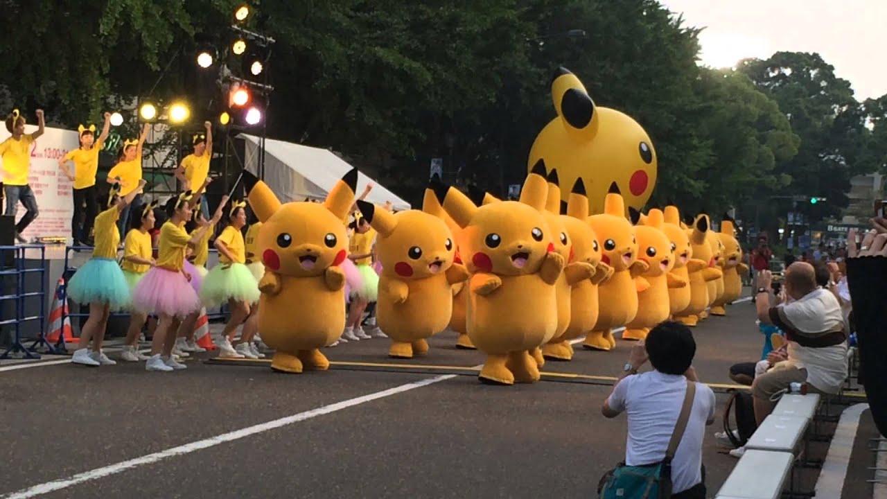 踊る？ ピカチュウ大発生チュウ！part.4 Pokémon Pikachu Dance Parade (Yokohama, Japan ...