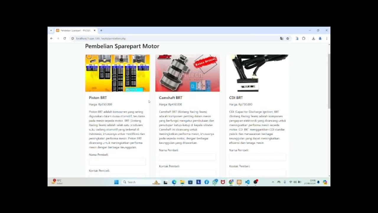 Tugas UAS Web Programming Advance - YouTube