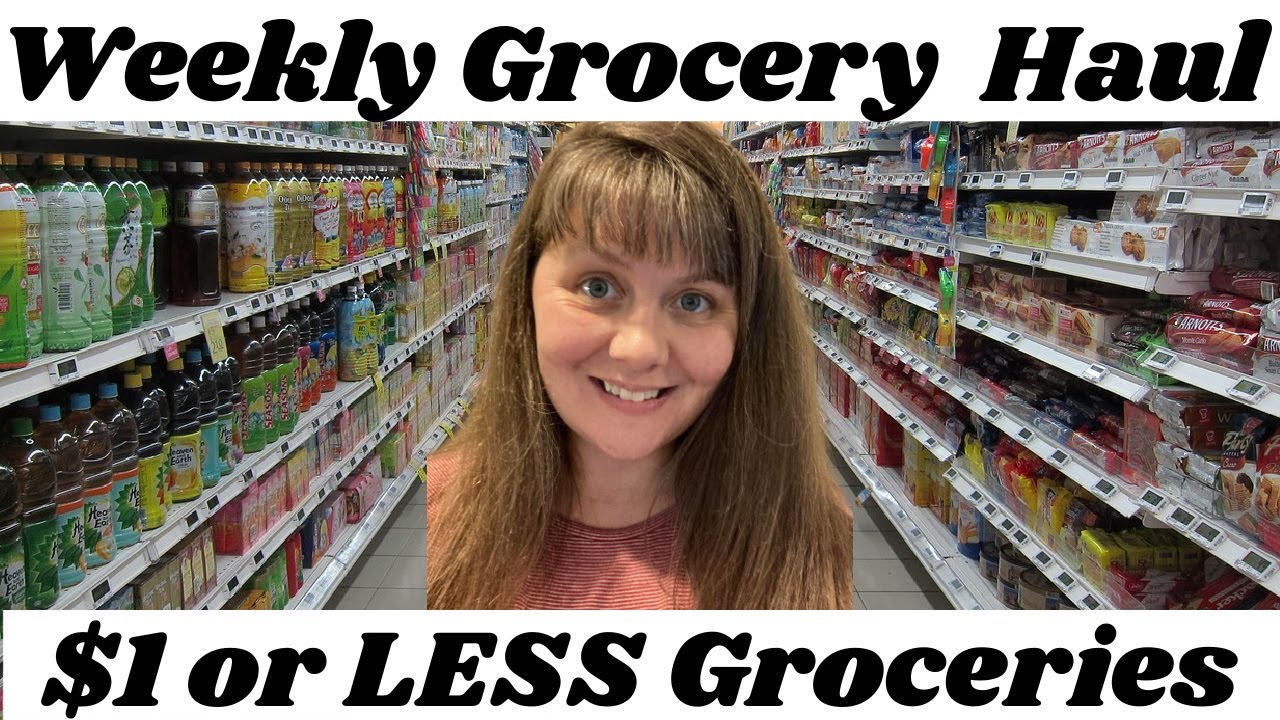 $1 or LESS Grocery Haul- Discount Store Finds Old School Prices - YouTube
