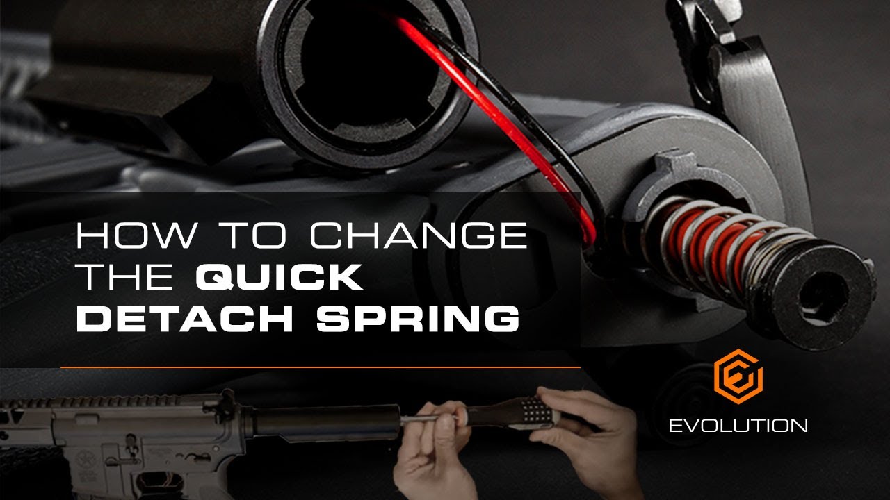 Evolution Airsoft - Quick Detach Spring - YouTube
