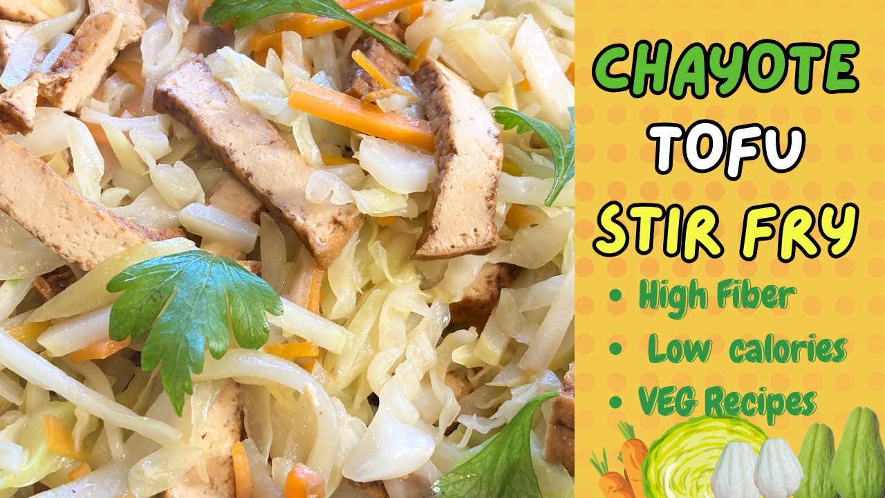 Chayote (Choko)Tofu Delight: Simple, Fresh, Nutritious Stir-Fry Recipe ...