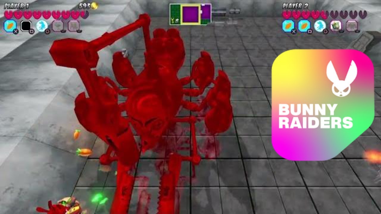 Bunny Raiders Spider Boss Battle - YouTube
