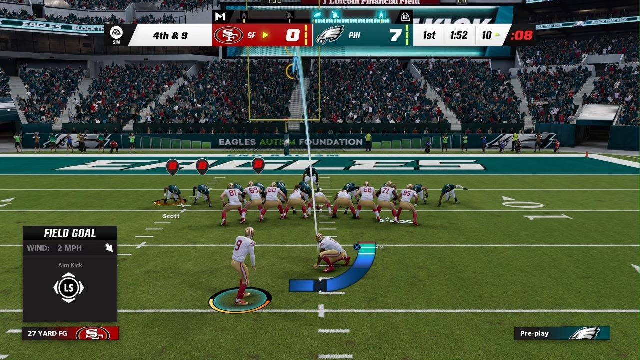 Madden NFL Gameplay 2022 NFC Championship Game SF vs PHI - YouTube