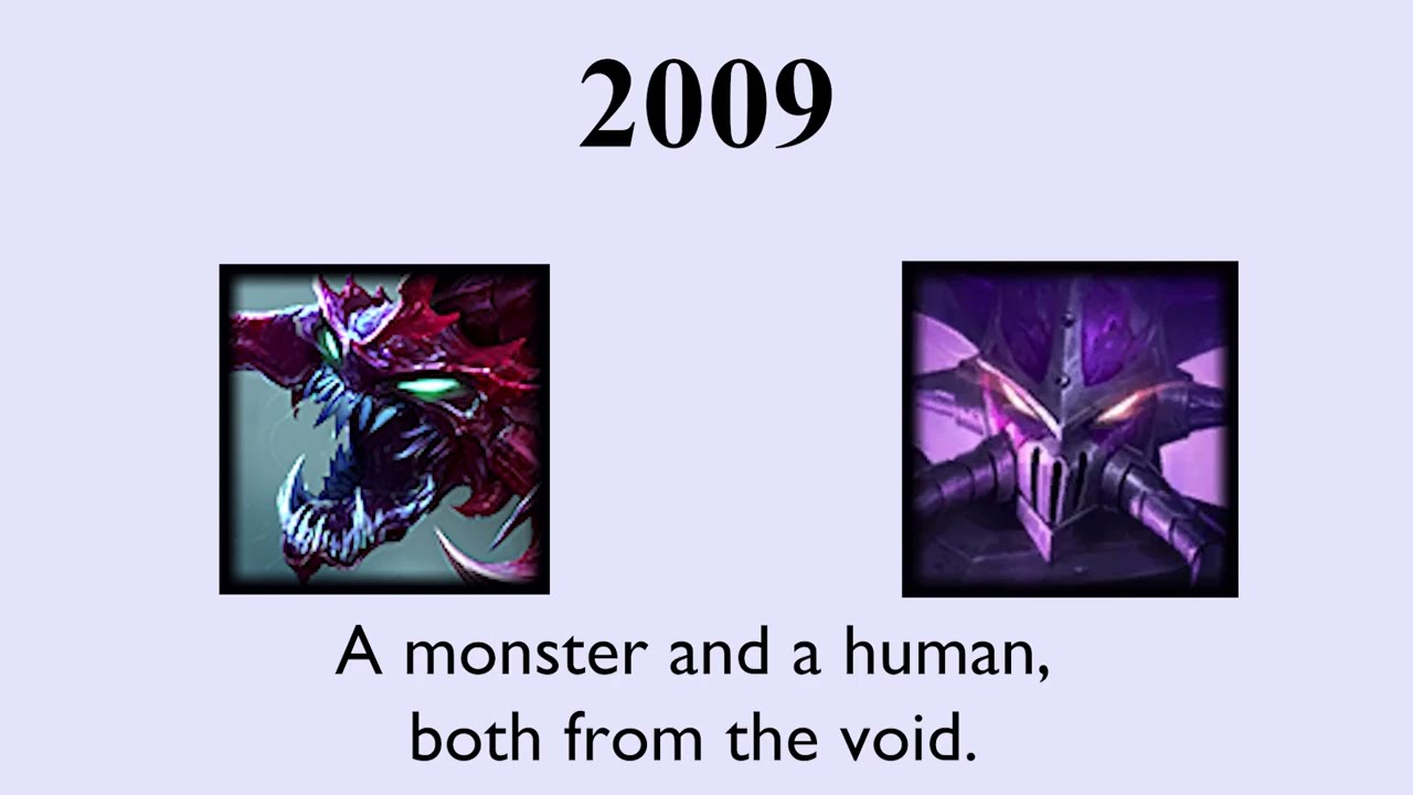 Evolution of Void Champions... - YouTube