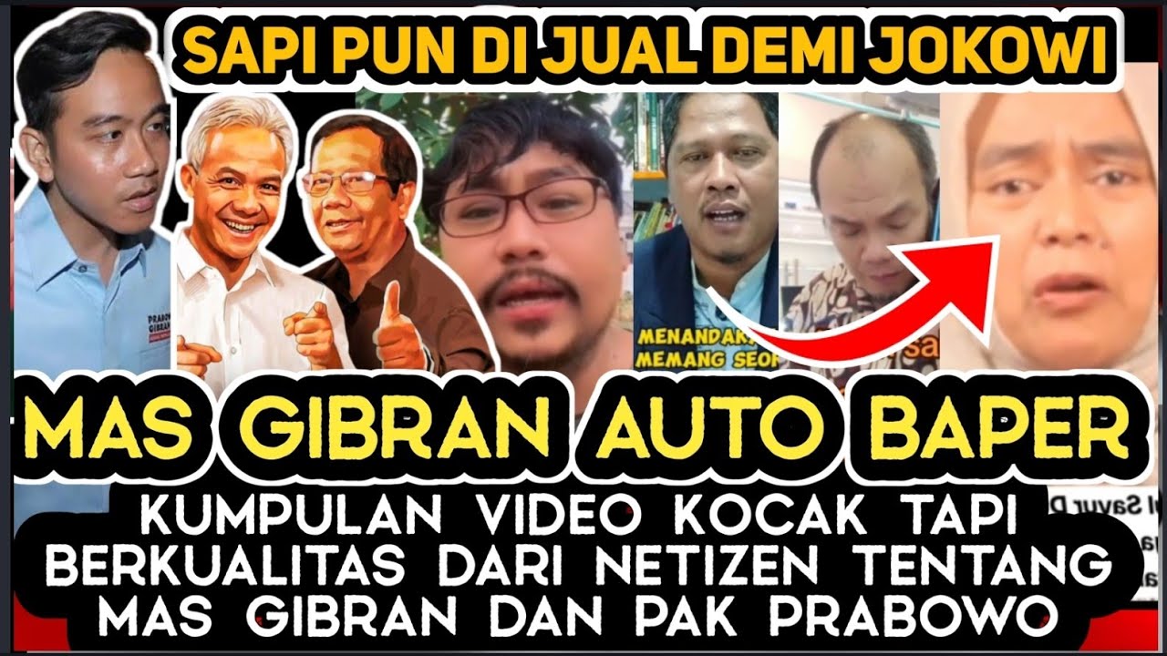 GIBRAN AUTO BAPER...!!! KUMPULAN VIDEO KOCAK TENTANG MAS GIBRAN ...