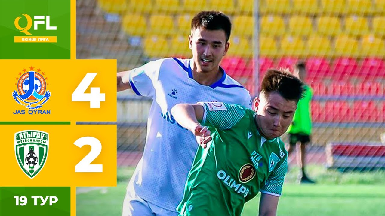 Жас Қыран 4:2 Атырау Ж | QFL Екінші лига 2024 | 19 тур | Ойынға шолу ...