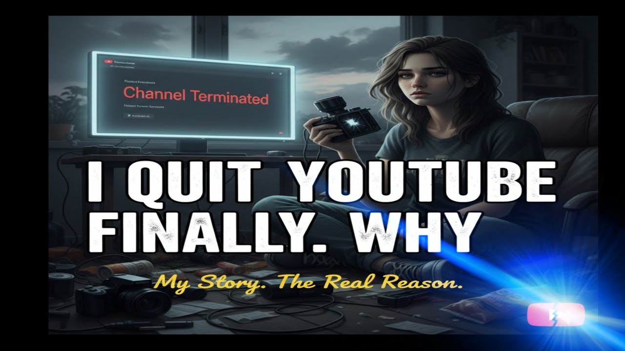 I QUIT YOUTUBE FINALLY..WHY? - YouTube
