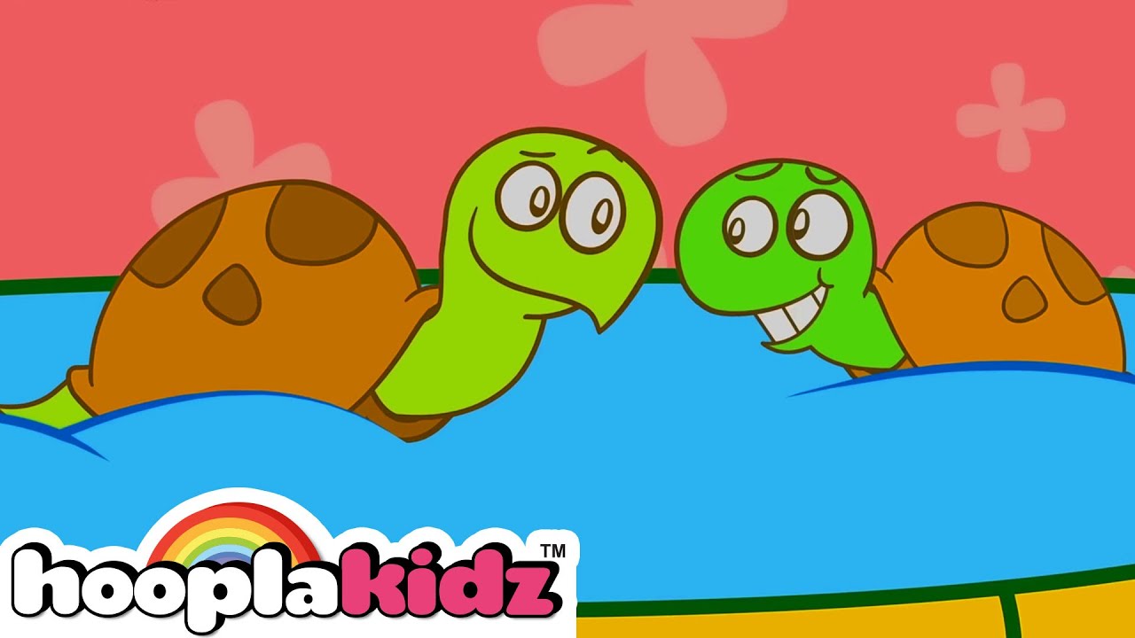 I Had Two Little Turtles - Animals Song for Kids by HooplaKidz - YouTube