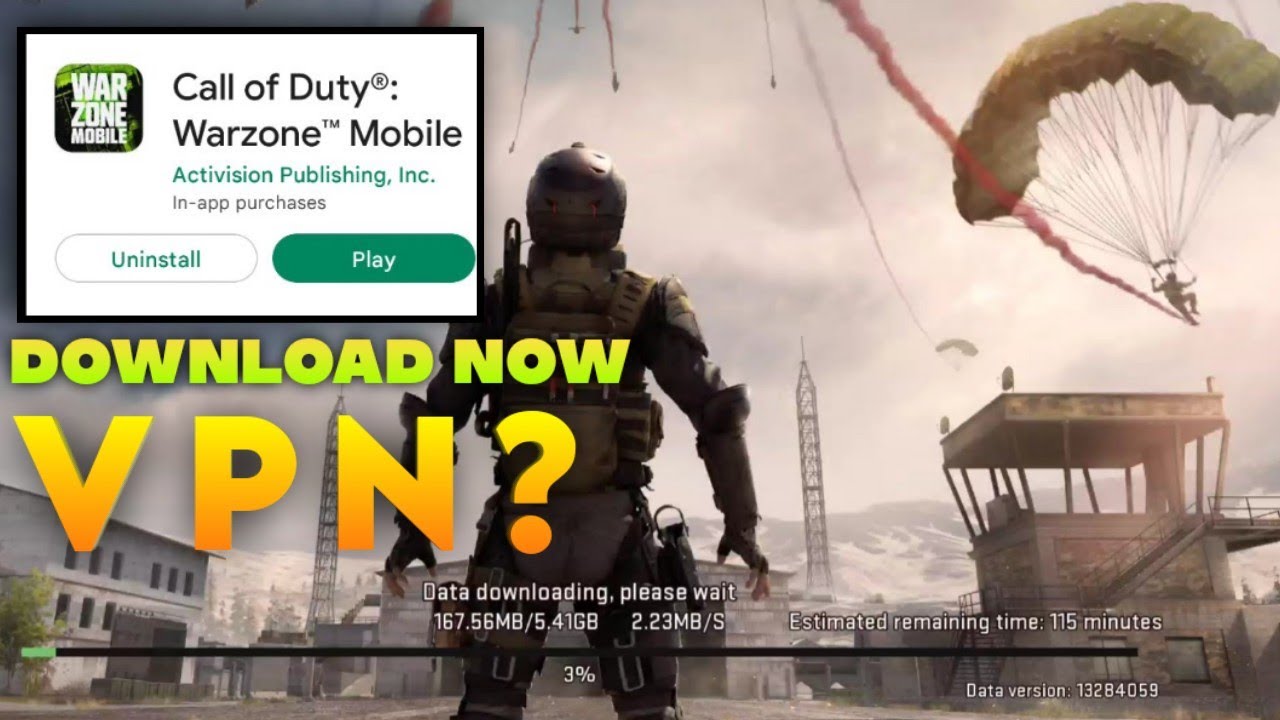 HOW TO USE VPN & DOWNLOAD COD WARZONE MOBILE CALL OF DUTY WZM POCO X3 ...