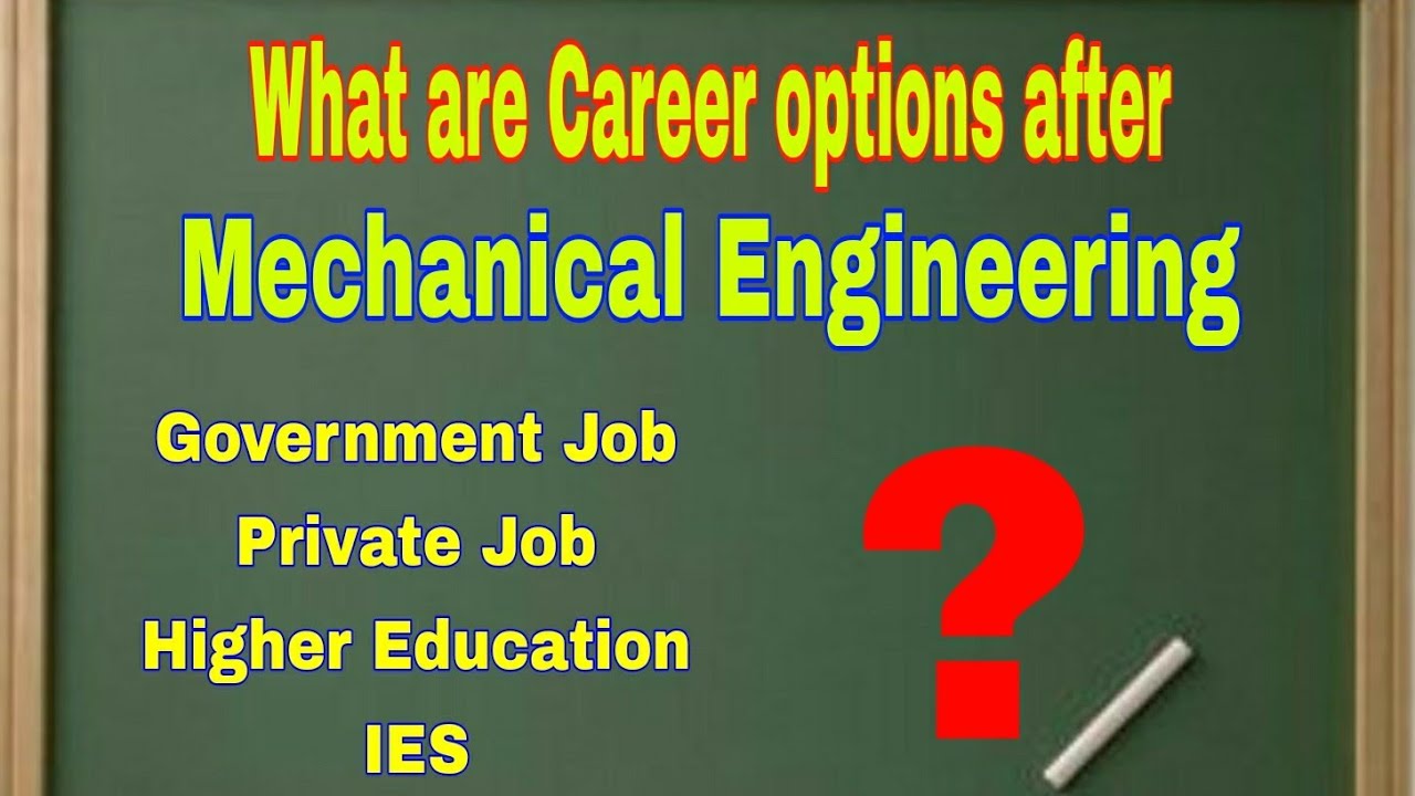 What Are The Best Career Options After Mechanical Engineering YouTube what-are-the-best-career-options-after-mechanical-engineering-youtube